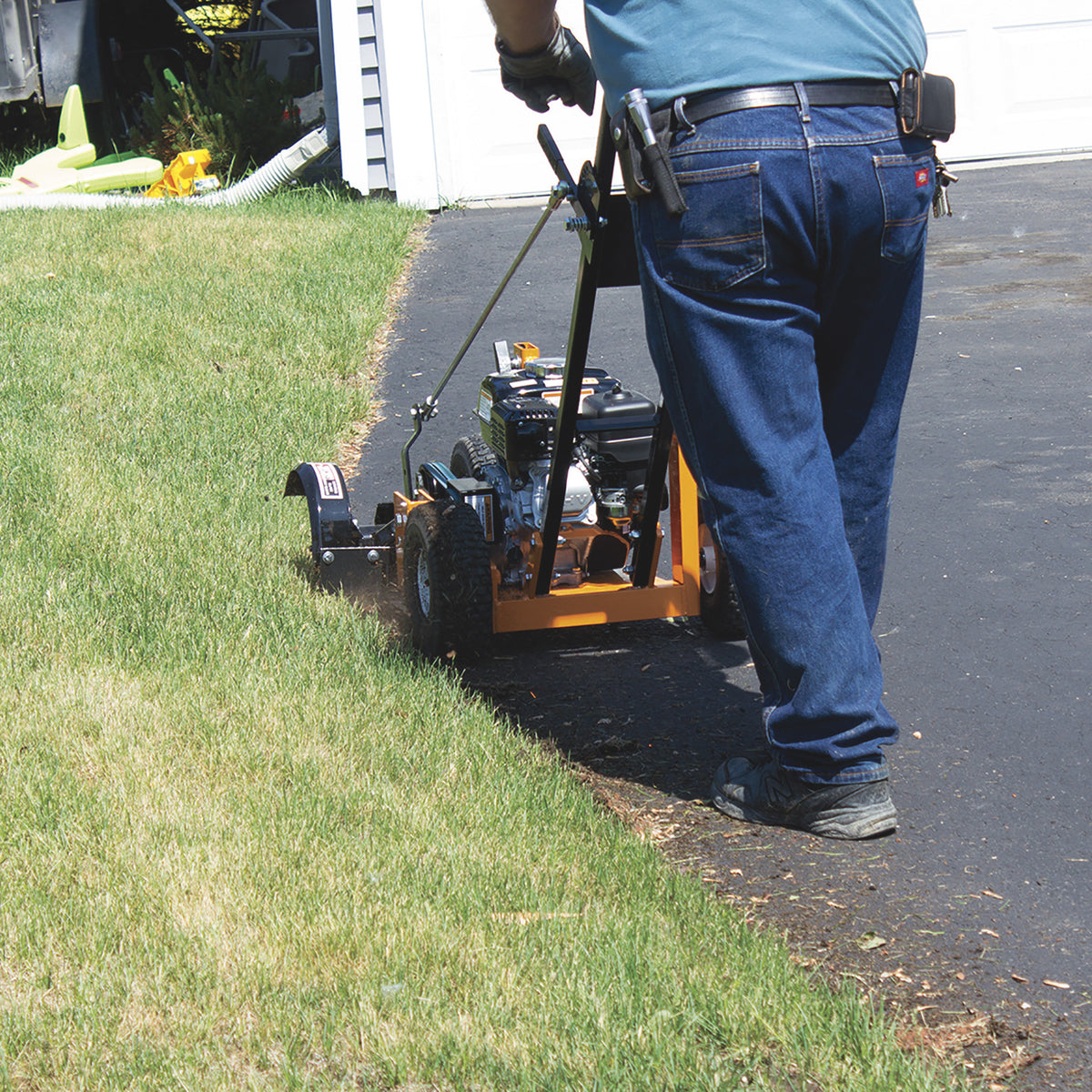 Brave BRPE110H 10‑in Curb / Lawn Edger with Honda GX160 5.5 HP Engine ...