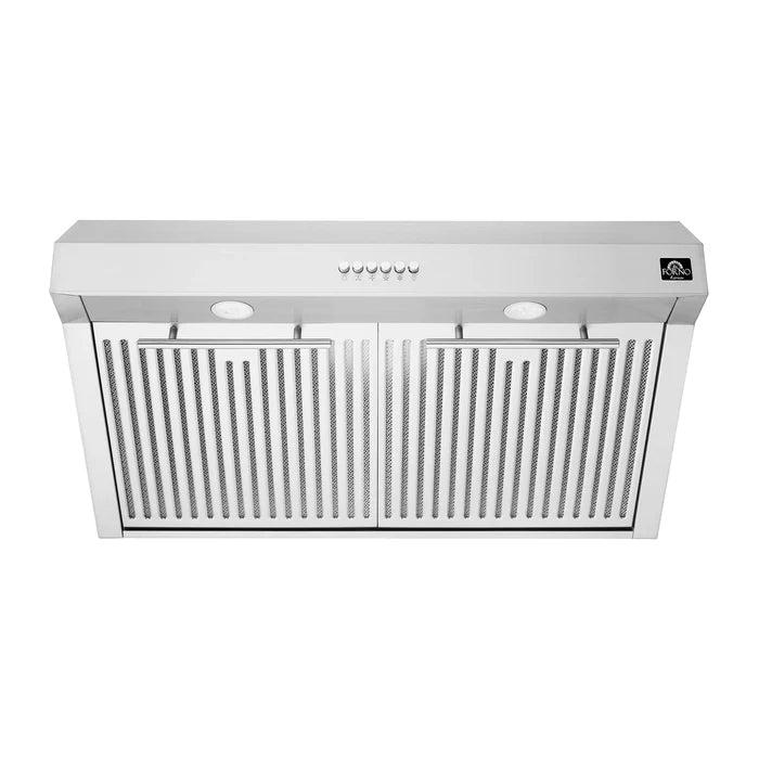 Forno Bari Espresso 30-Inch Under Cabinet Range Hood, Stainless Steel ...