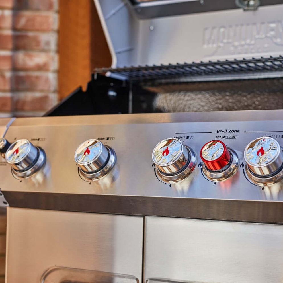 Monument Grills Mesa 415BZ Stainless Steel 4-Burner Propane Gas Grill ...