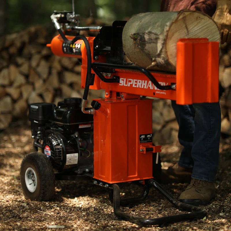 Super Handy GUO096 25‑Ton Gas Log Splitter – 7HP / 209cc, Horizontal ...